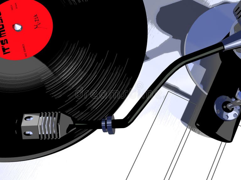 Vector Vinyl Record Player Arm Stock Illustrations – 139 Vector Vinyl ...