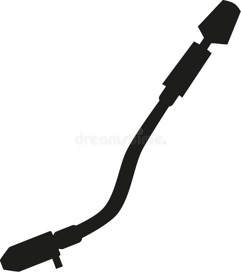 Record player arm stock vector. Illustration of silhouette - 107102648