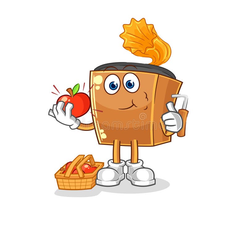 Emoticon Eating Apple Stock Illustrations – 418 Emoticon Eating Apple ...