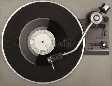 Record Player with Phonorecord Stock Photo - Image of analog, disk ...