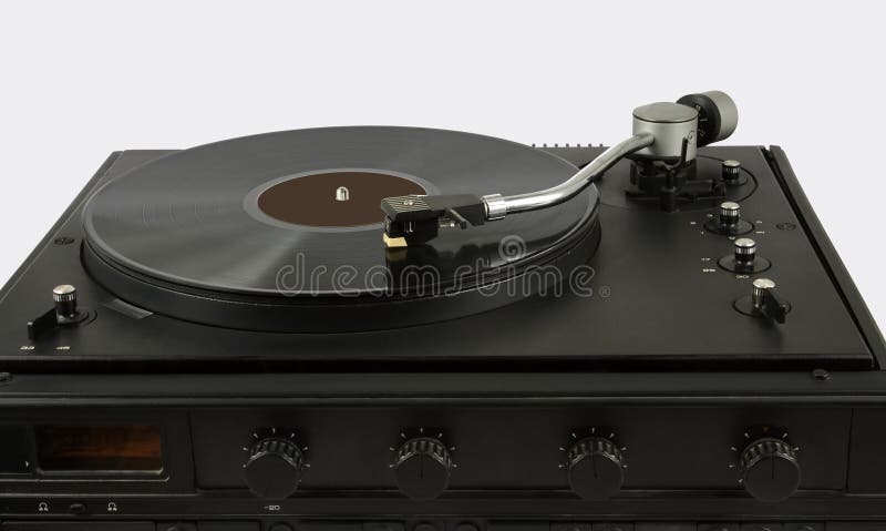 Record Player Of Plates Picture. Image: 5287350