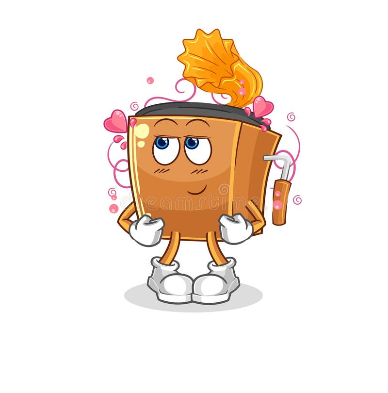 Record Player Shy Vector. Cartoon Character Stock Vector - Illustration ...