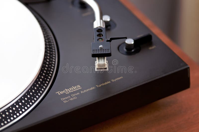 Record Player Tonearm Headshell Closeup Editorial Photo - Image of ...