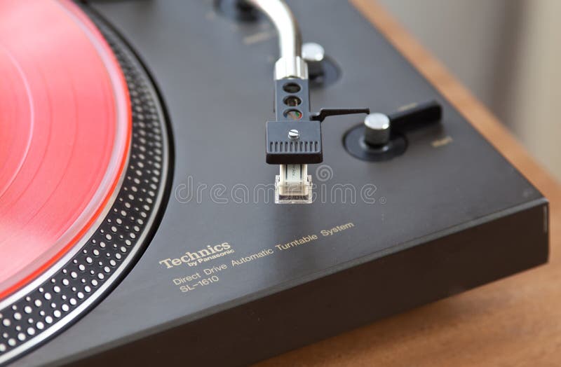 Record Player Tonearm Headshell Closeup Editorial Photography - Image ...