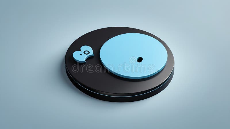 Record Player Turntable Object Stock Illustration - Illustration of ...