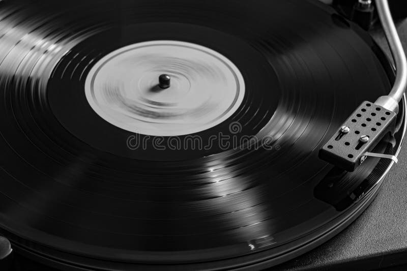 Record Player, Vinyl Turntable Record Player, while Playing the Record ...