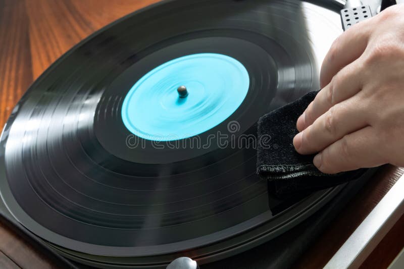 Record Player, Vinyl Turntable Record Player, while Playing the Record ...