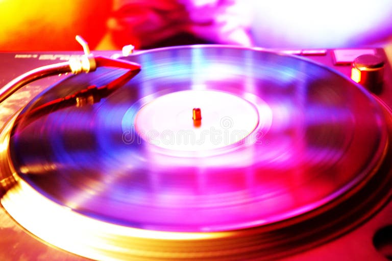 Record Spinning in the Club Stock Image - Image of player, night: 507629