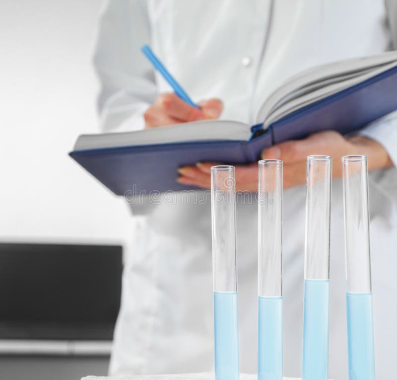 Record of Successful Research Stock Photo - Image of microbiology ...