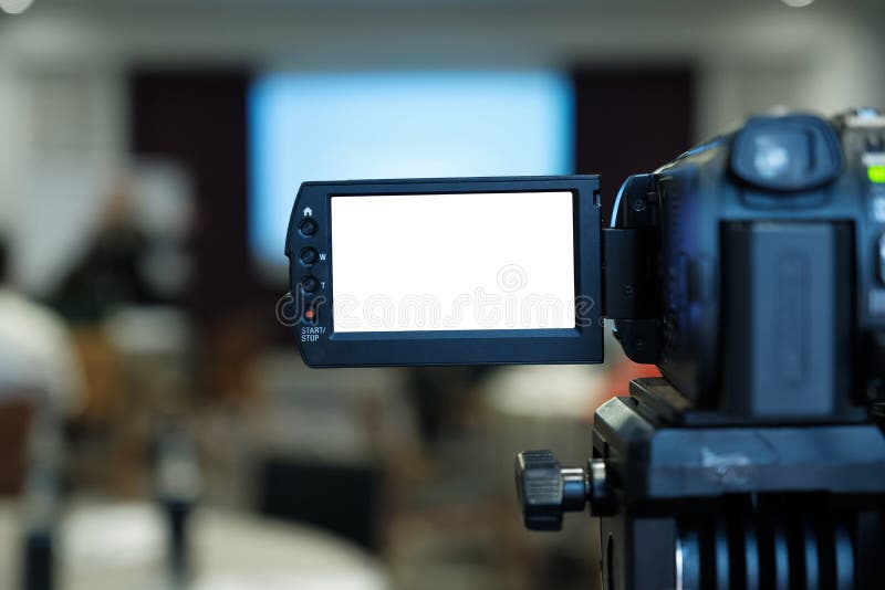 Record video in seminar stock image. Image of participant - 141290051