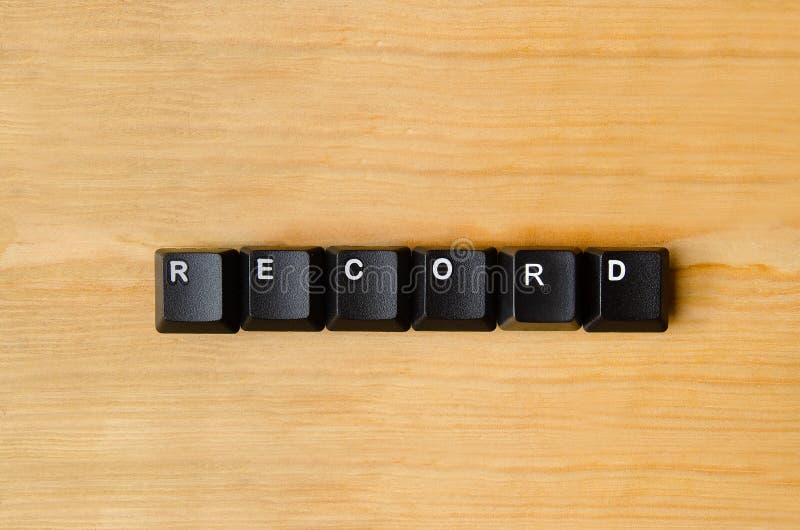 Record word stock photo. Image of keyword, concept, text - 98439054