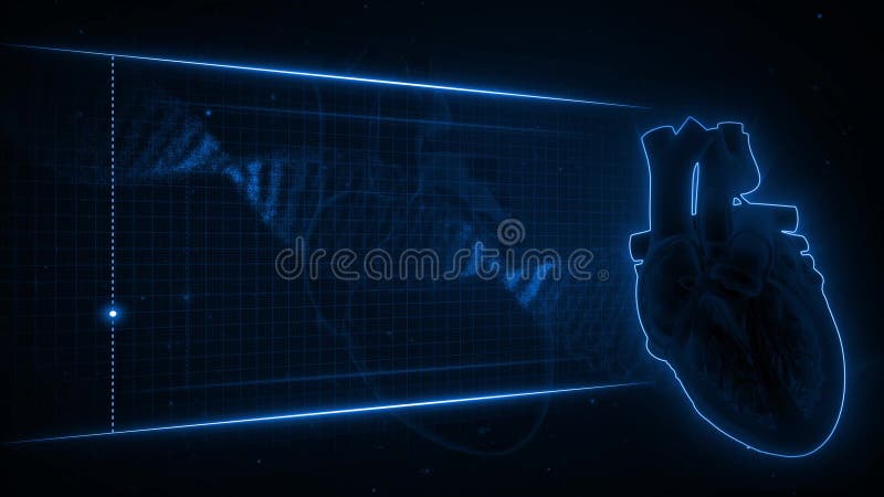 Electrocardiogram Wave or ECG or EKG Stock Footage - Video of atrium ...