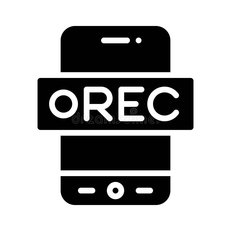 Recorder App Icon, Mobile Application Vector Illustration Stock Vector ...