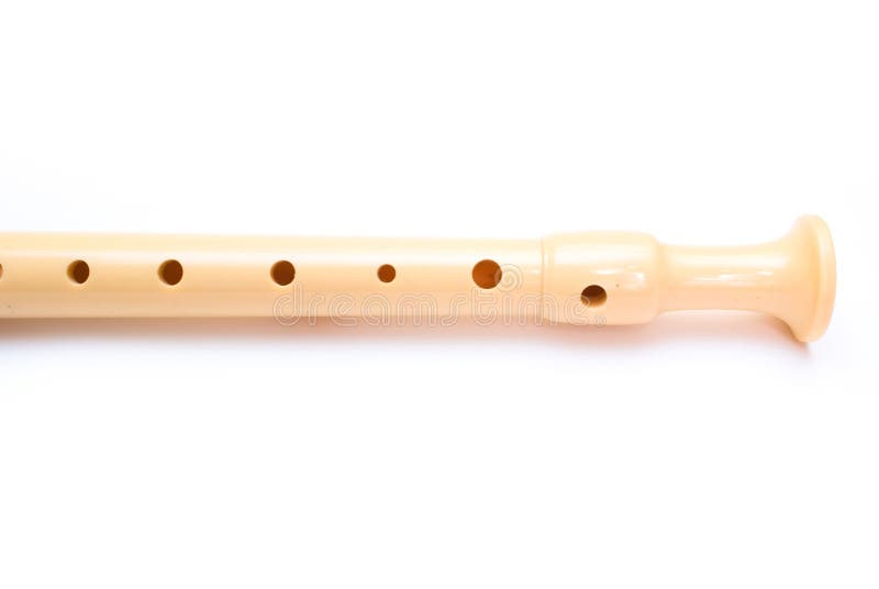 Recorder or Block Flute stock image. Image of isolated - 8085817