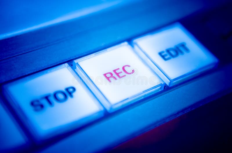 Record button stock photo. Image of isolated, details - 1941994