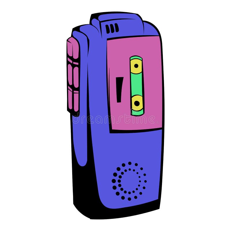 Recorder icon cartoon stock vector. Illustration of interview - 88246848