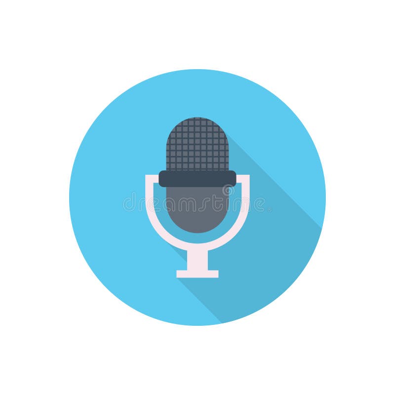 Recorder Vector Flat Color Icon Stock Vector - Illustration of button ...