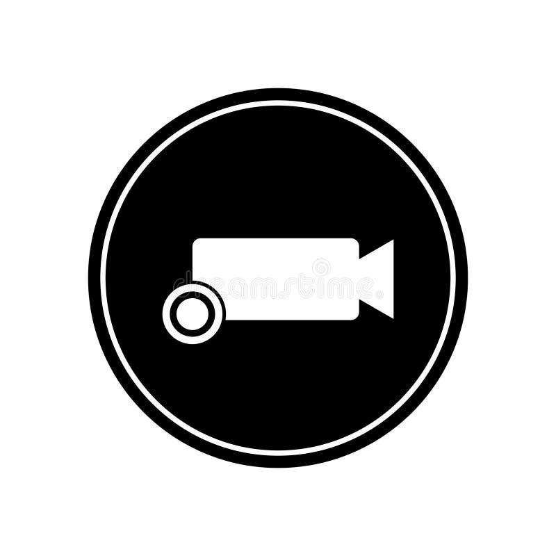 Recording icon vector stock vector. Illustration of single - 289538384