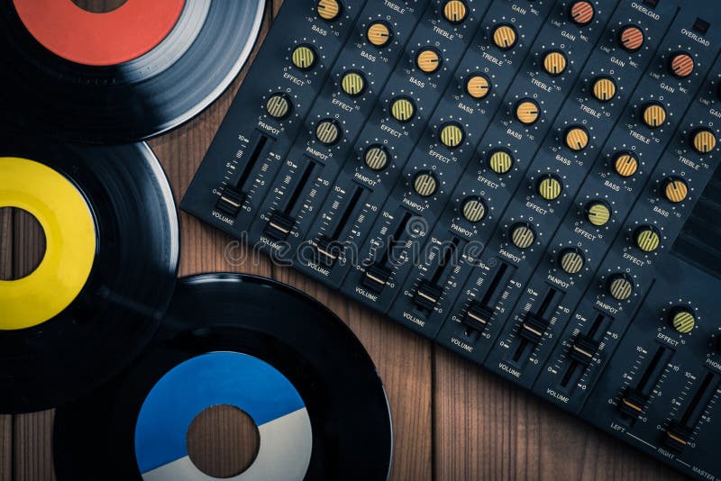 Recording mixer stock image. Image of recording, adjustment - 75606925