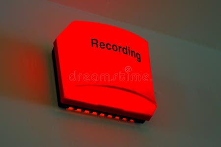 Recording in progress stock photo. Image of sign, indicator - 9270640