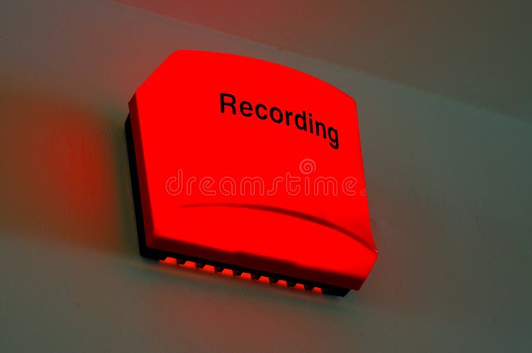 Recording in progress stock photo. Image of sign, indicator - 9270640