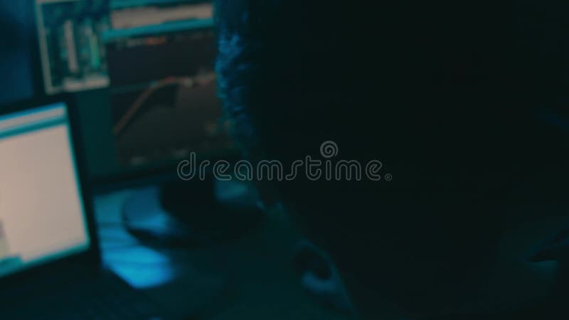 Steam Transformation Effect of Recording Studio. Profile of Engineer ...