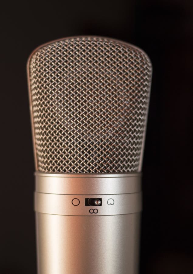 Recording Studio Voice Microphone Stock Photo - Image of podcast ...