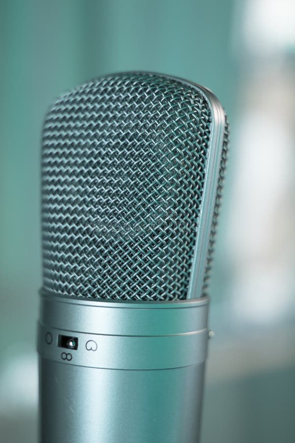Recording Studio Voice Microphone Stock Photo - Image of media, booth ...
