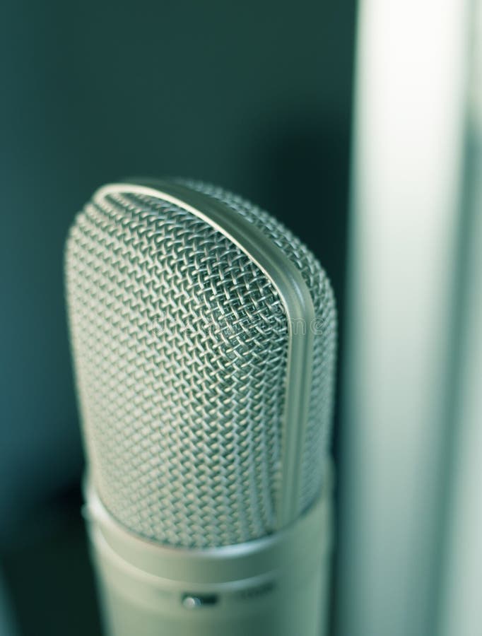 Recording Studio Voice Microphone Stock Photo - Image of microphone ...