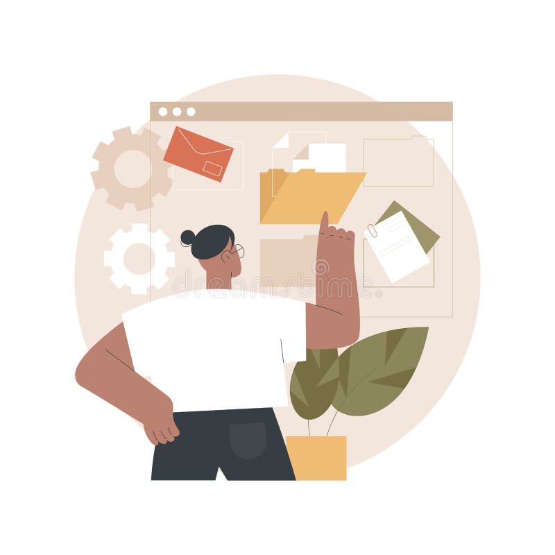 Electronic Management Records Stock Illustrations – 464 Electronic ...