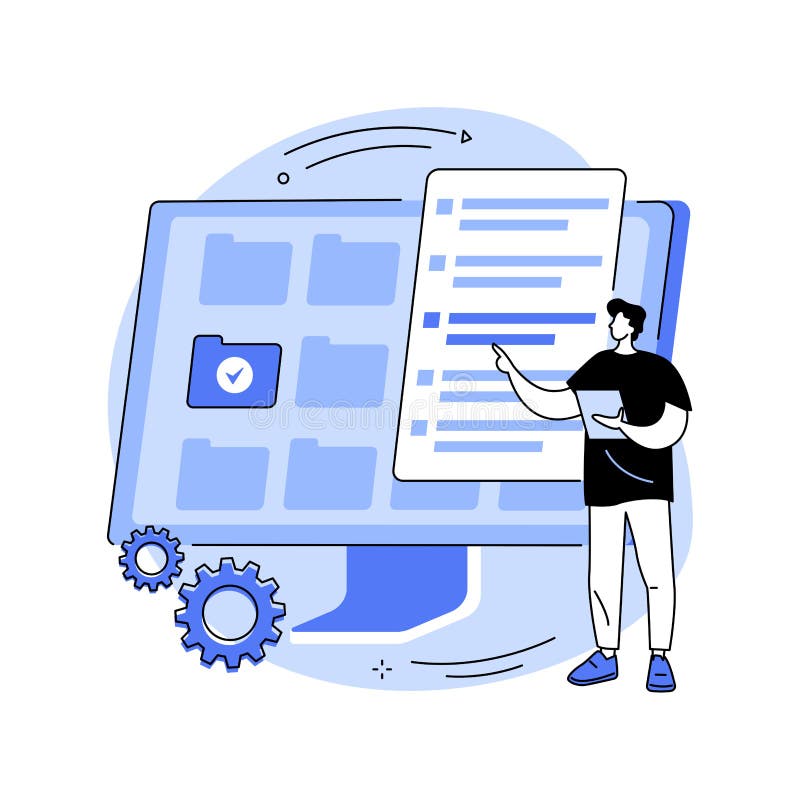 Electronic Management Records Stock Illustrations – 464 Electronic ...