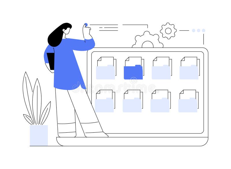 Electronic Management Records Stock Illustrations – 464 Electronic ...