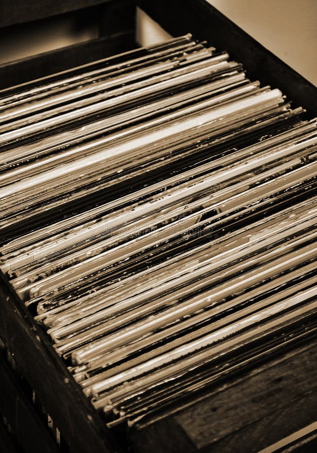Forgotten old records stock image. Image of records - 169505949