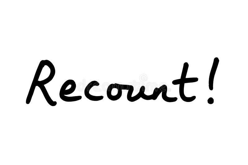 Recount Stock Illustrations – 136 Recount Stock Illustrations, Vectors ...