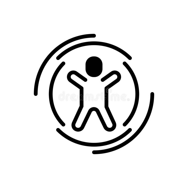 Black Solid Icon for Recovered, Defensive and Protection Stock Vector ...