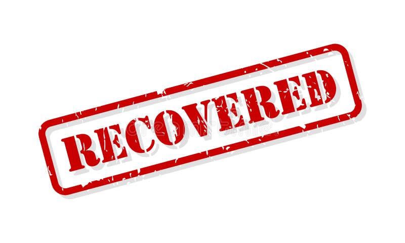 Recovered Stamp Vector stock vector. Illustration of covid19 - 179328354