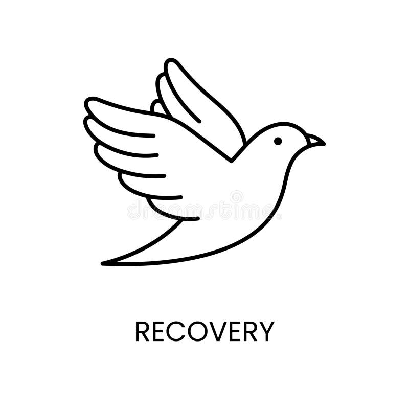 Recovery from Cancer Line Icon Vector Malignant Cancer Disease Stock ...