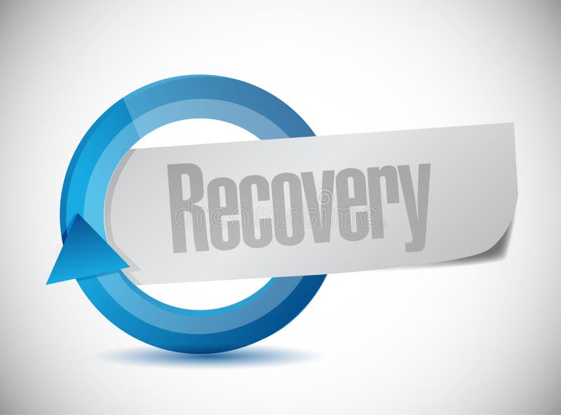 Recovery Cycle Illustration Design Stock Illustration - Illustration of ...