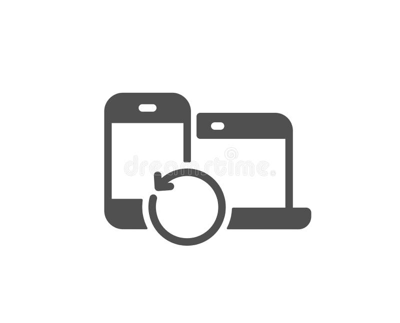 Recovery Devices Icon. Backup Data Sign. Restore Information. Vector ...