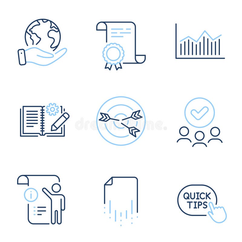 Recovery File, Manual Doc and Engineering Documentation Icons Set ...