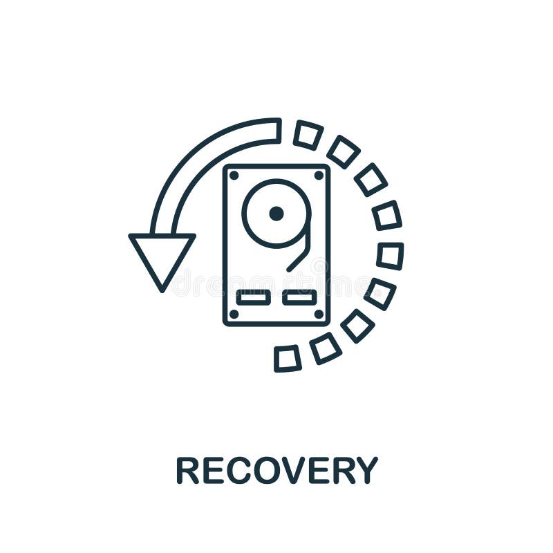 Recovery Icon. Premium Style Design from Fitness Icon Collection. Pixel ...