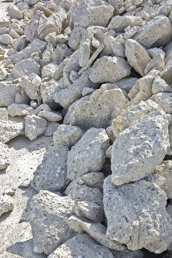 Rubble after demolition stock image. Image of distaster - 84126747