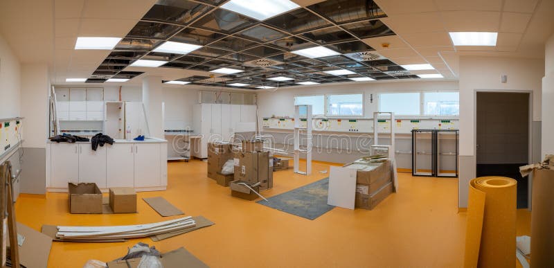 A Recovery Room is Set Up in a New Operating Tract Stock Photo - Image ...