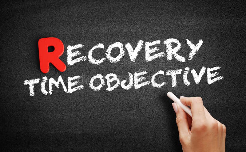 RTO Recovery Time Objective Symbol. Concept Words RTO Recovery Time ...