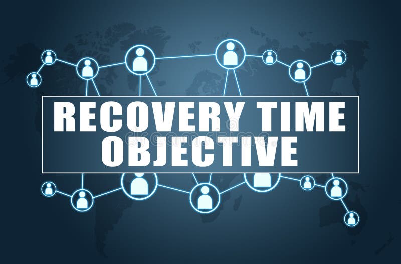 Recovery Time Objective stock illustration. Illustration of disruption ...