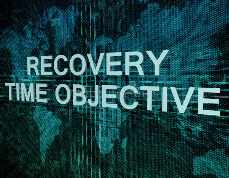 Recovery Time Objective stock illustration. Illustration of information ...
