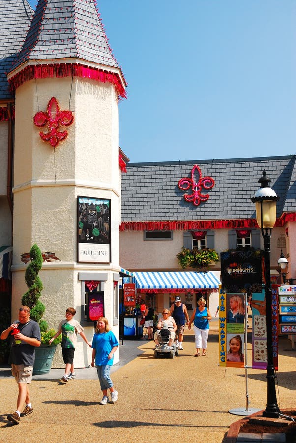 A Recreated French Village in Virginia Editorial Stock Image - Image of ...