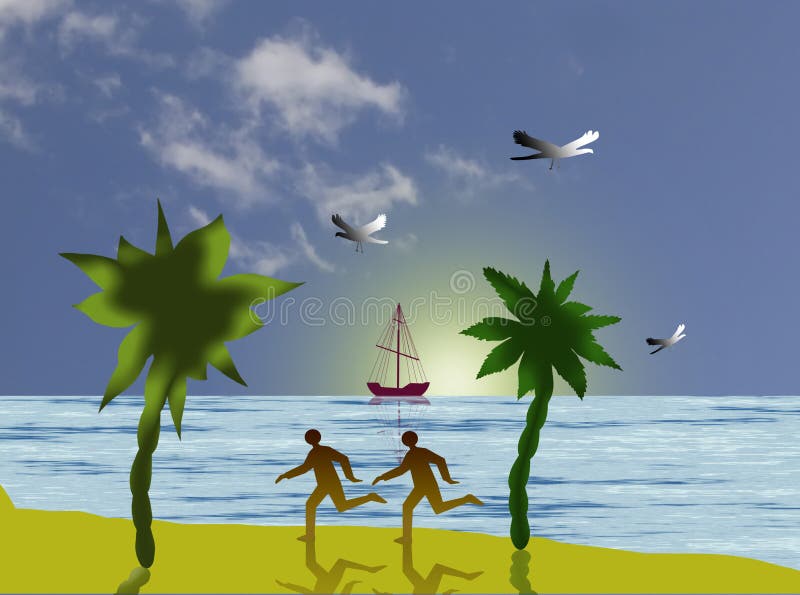 Recreation stock illustration. Illustration of boat, recreation - 203240