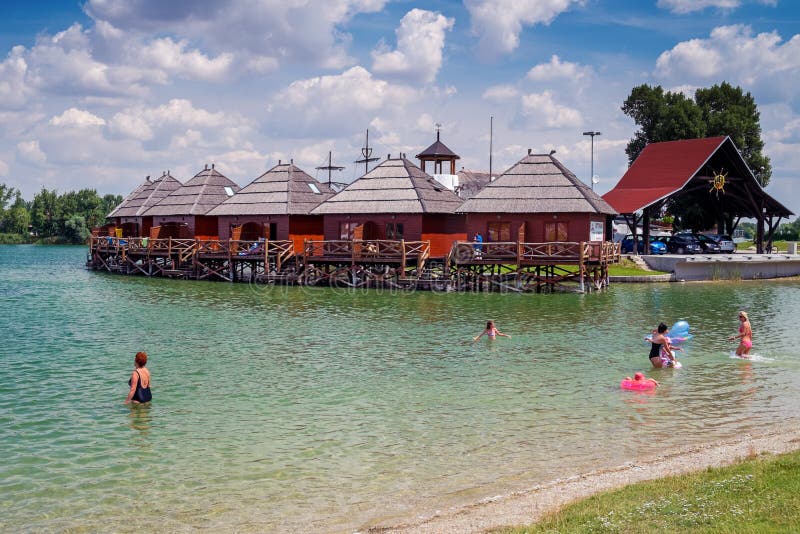 Recreation in Senec editorial stock photo. Image of tourist - 168623738