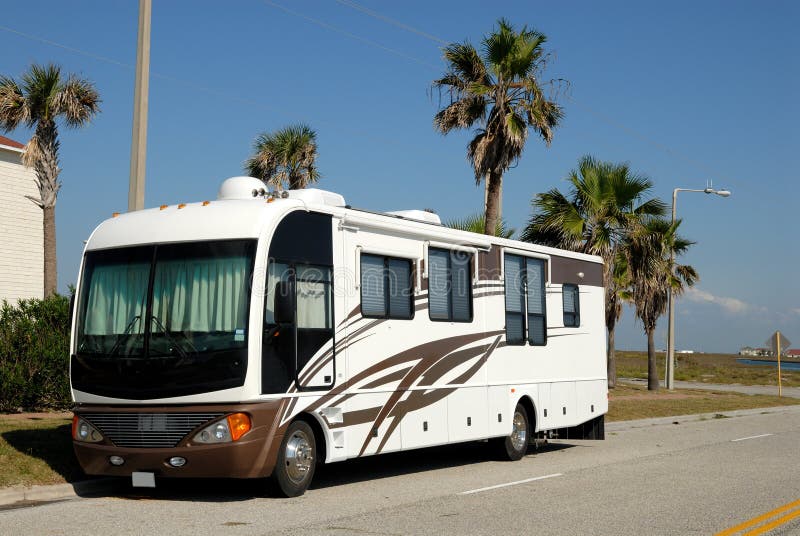 Recreational vehicle stock photo. Image of palm, vehicle - 7005576